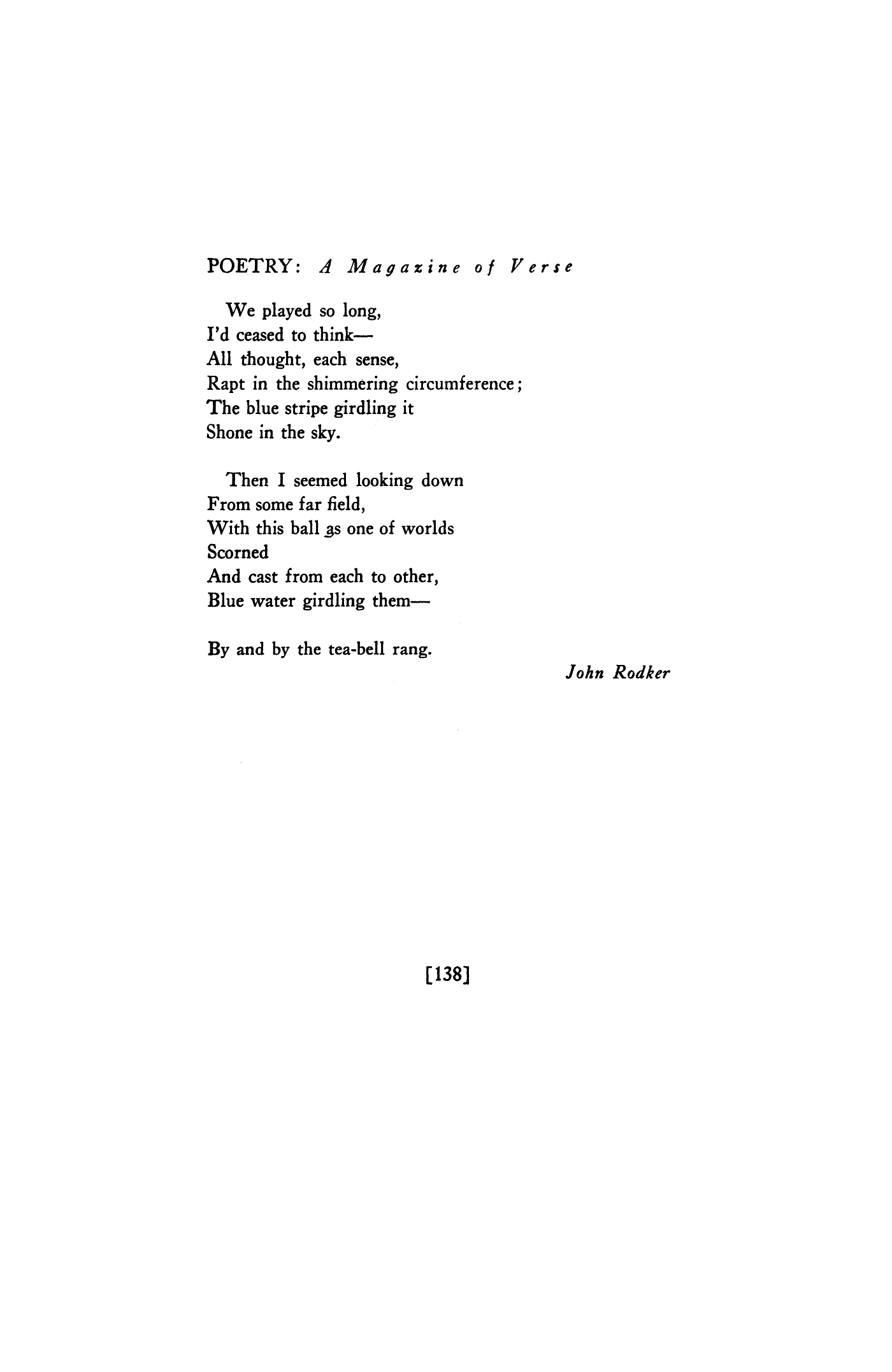 The Poetry Foundation