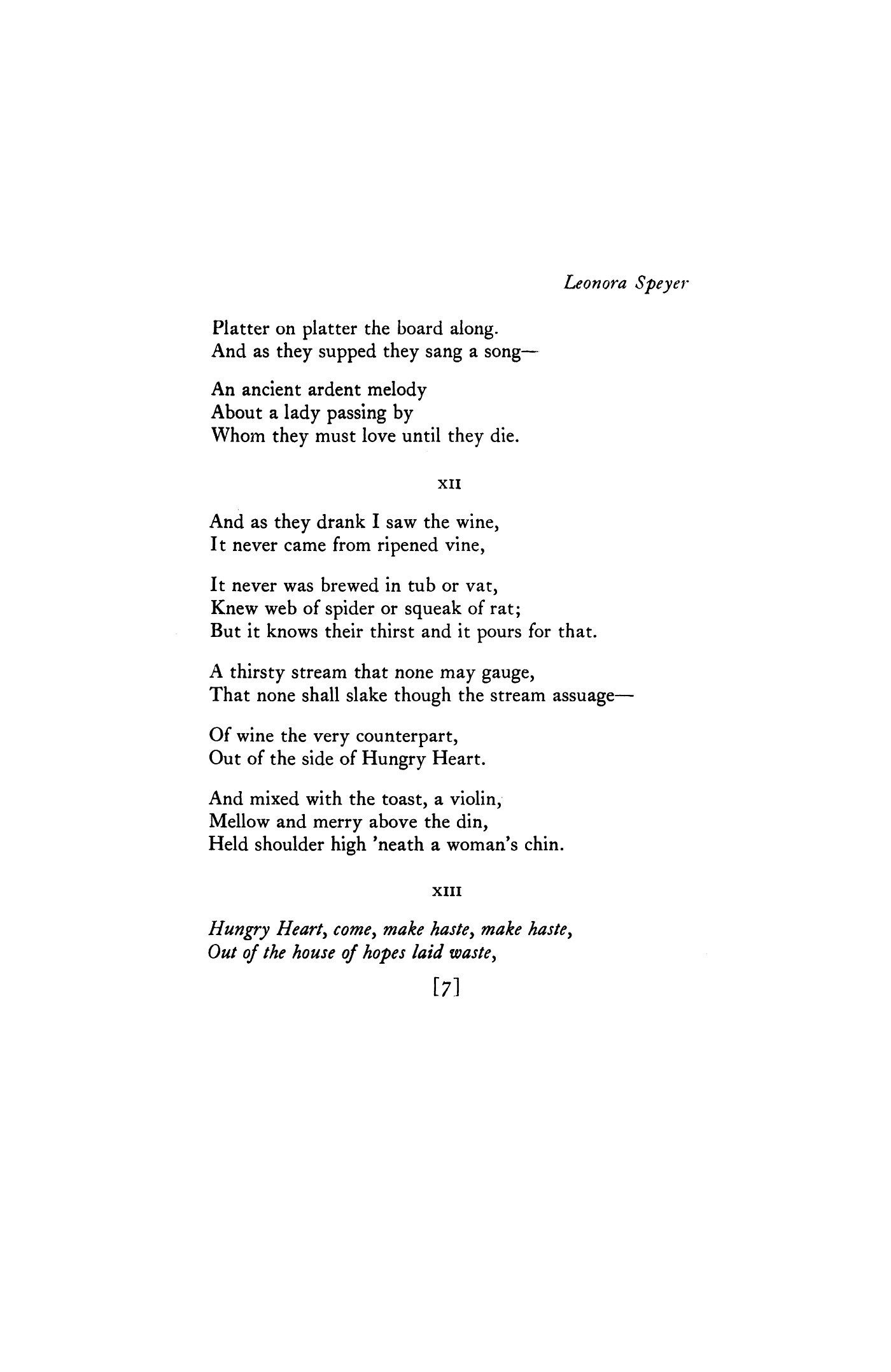 Ballad of a Lost House by Leonora Speyer | Poetry Magazine