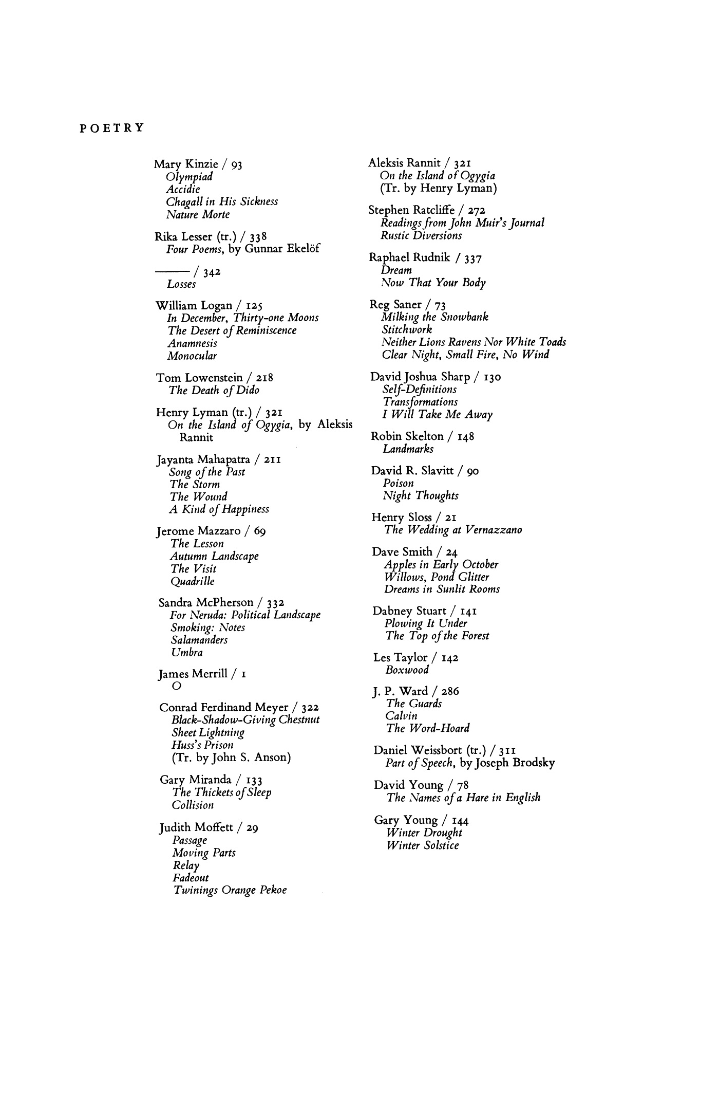 JSTOR Detail | Poetry Magazine