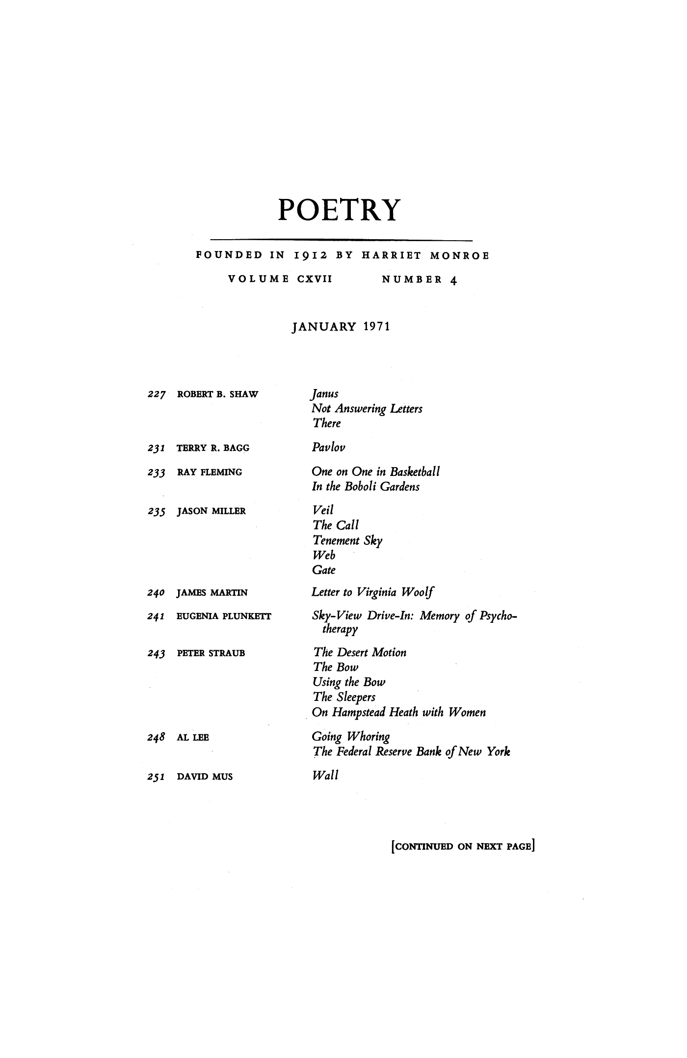 The Poetry Foundation