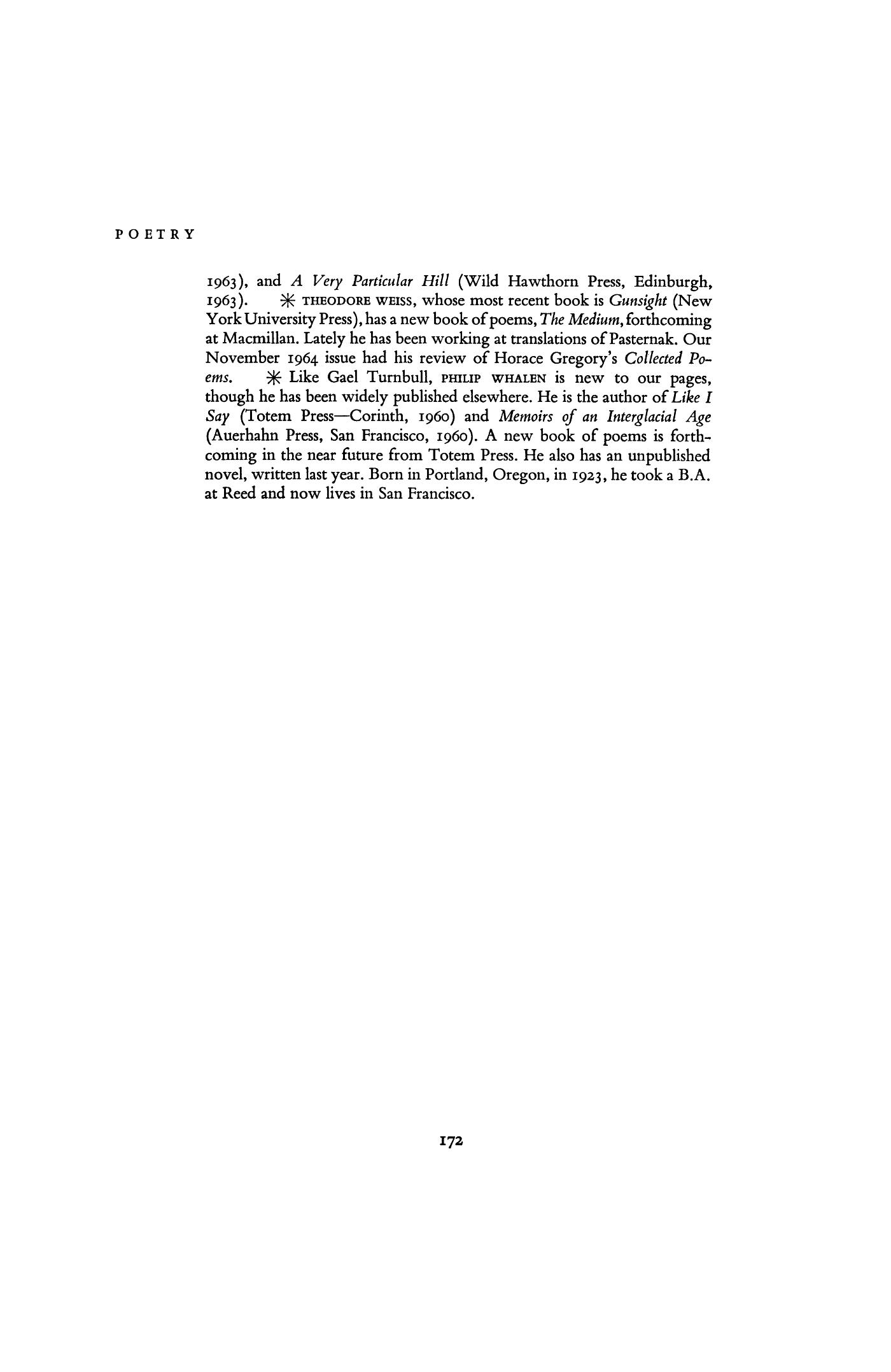 Five Poets by A. J. M. Smith | A Practice Flight by… | Poetry Magazine