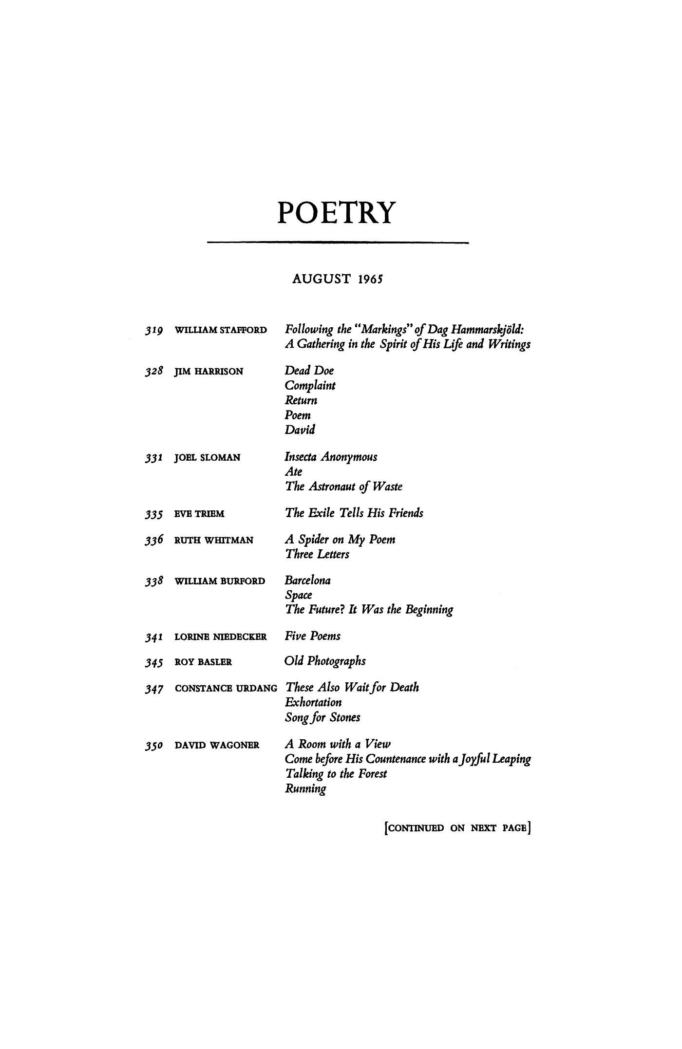 The Poetry Foundation
