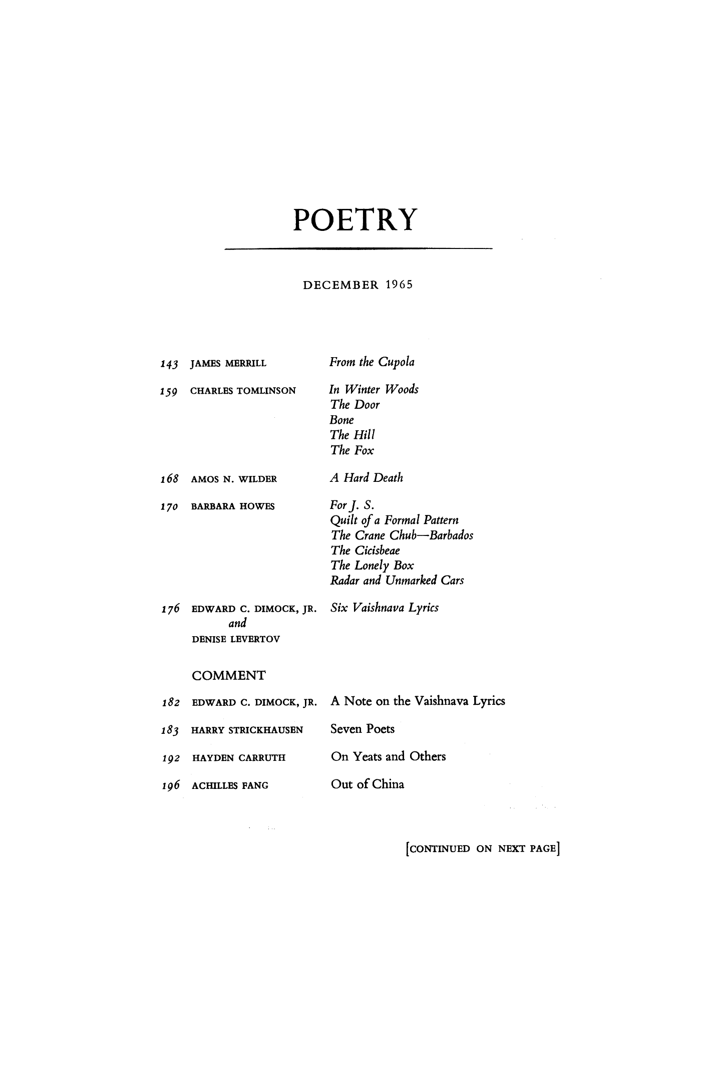 The Poetry Foundation