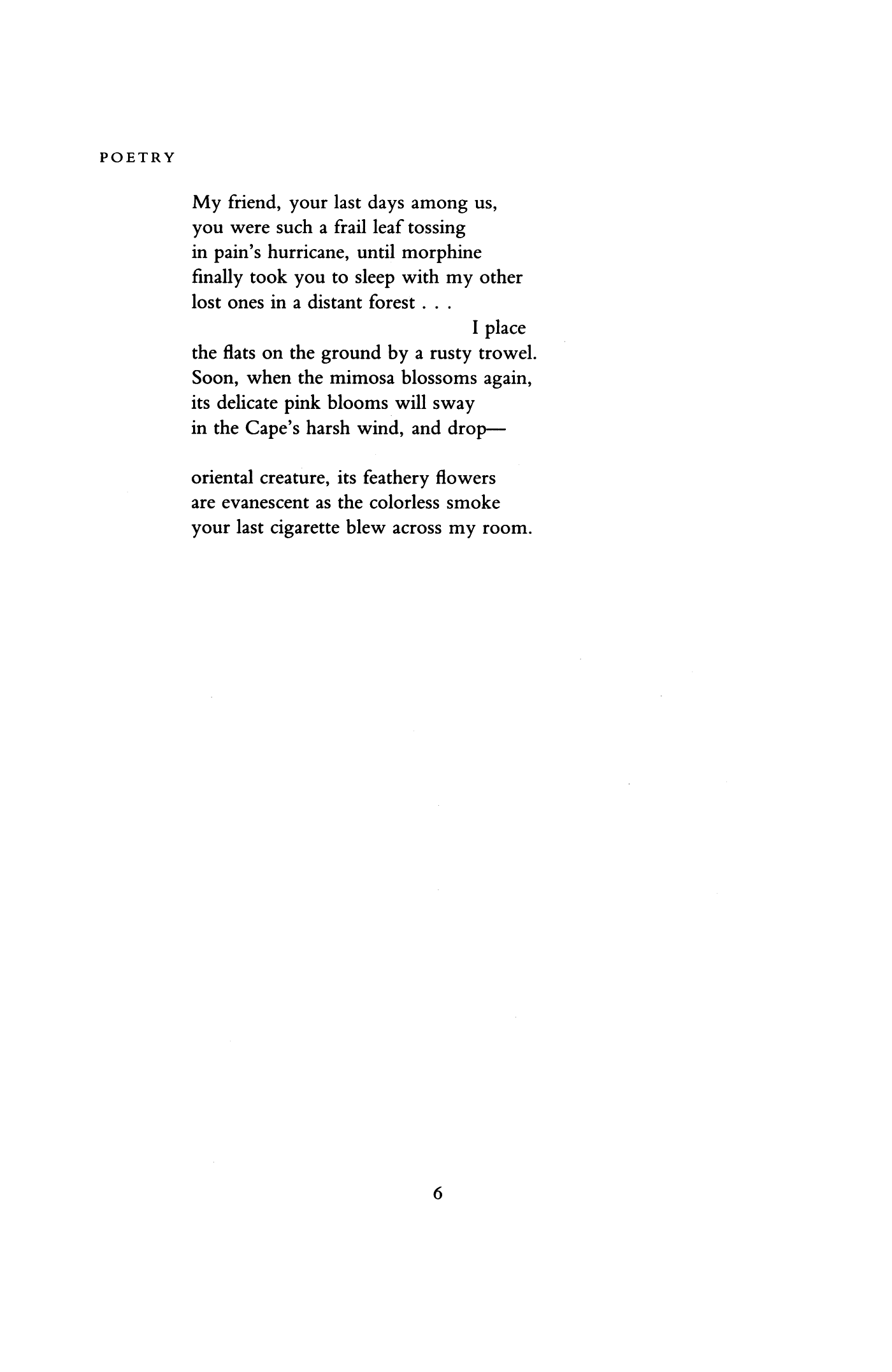 Spring Planting by Gail Mazur | Poetry Magazine