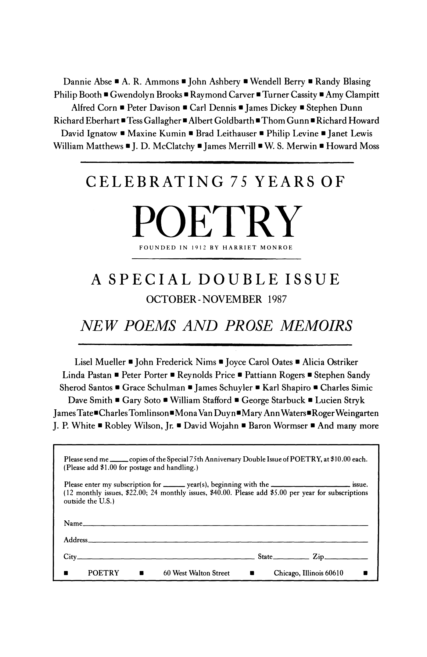 The Poetry Foundation