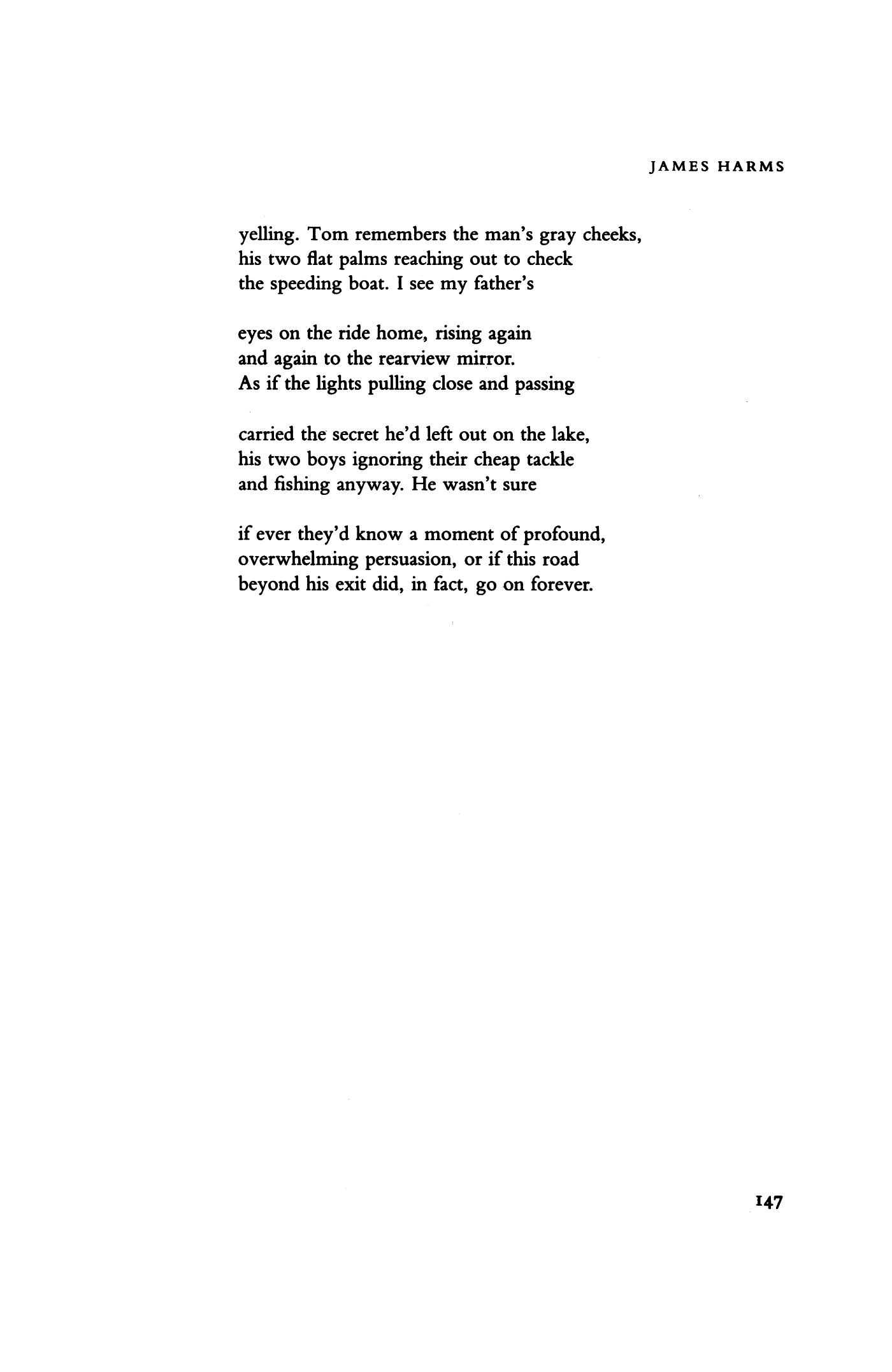 Penance by James Harms | Poetry Magazine