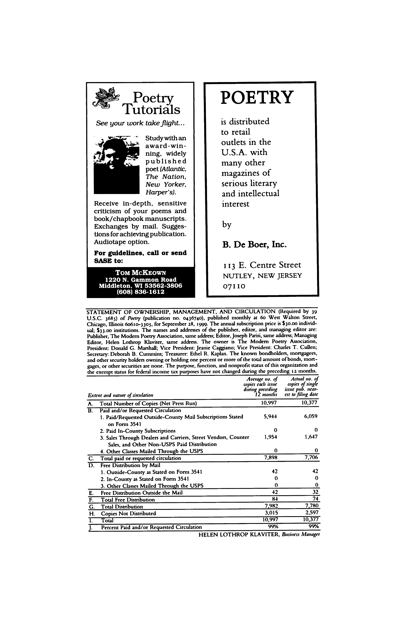 JSTOR Detail | Poetry Magazine