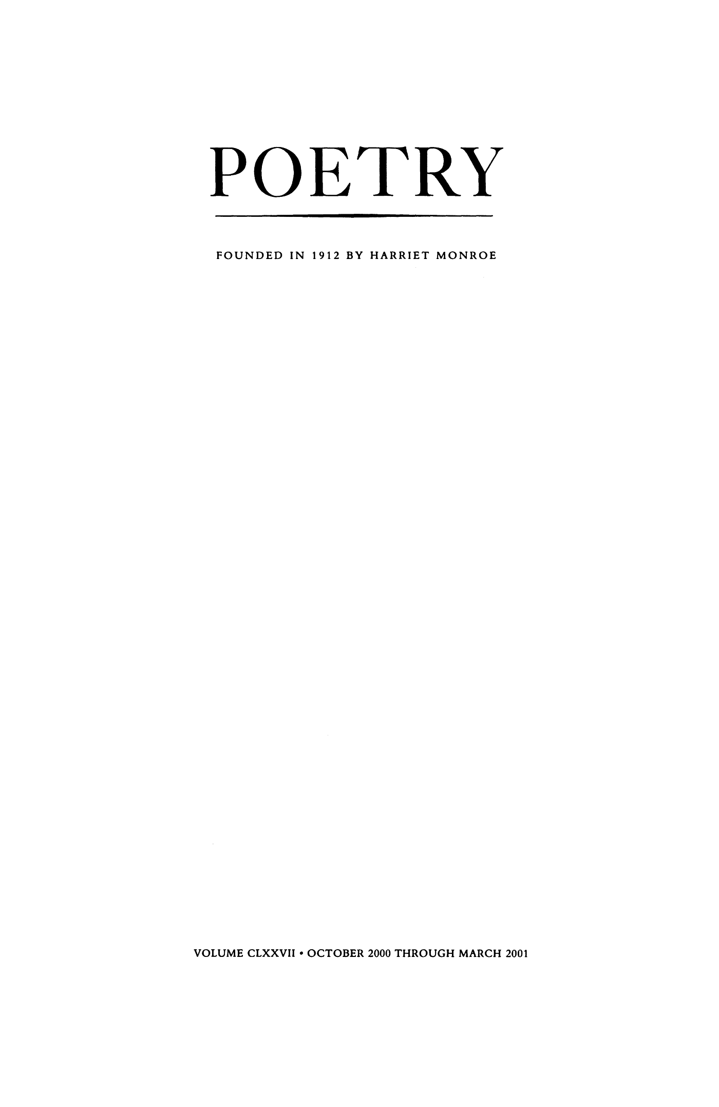 The Poetry Foundation