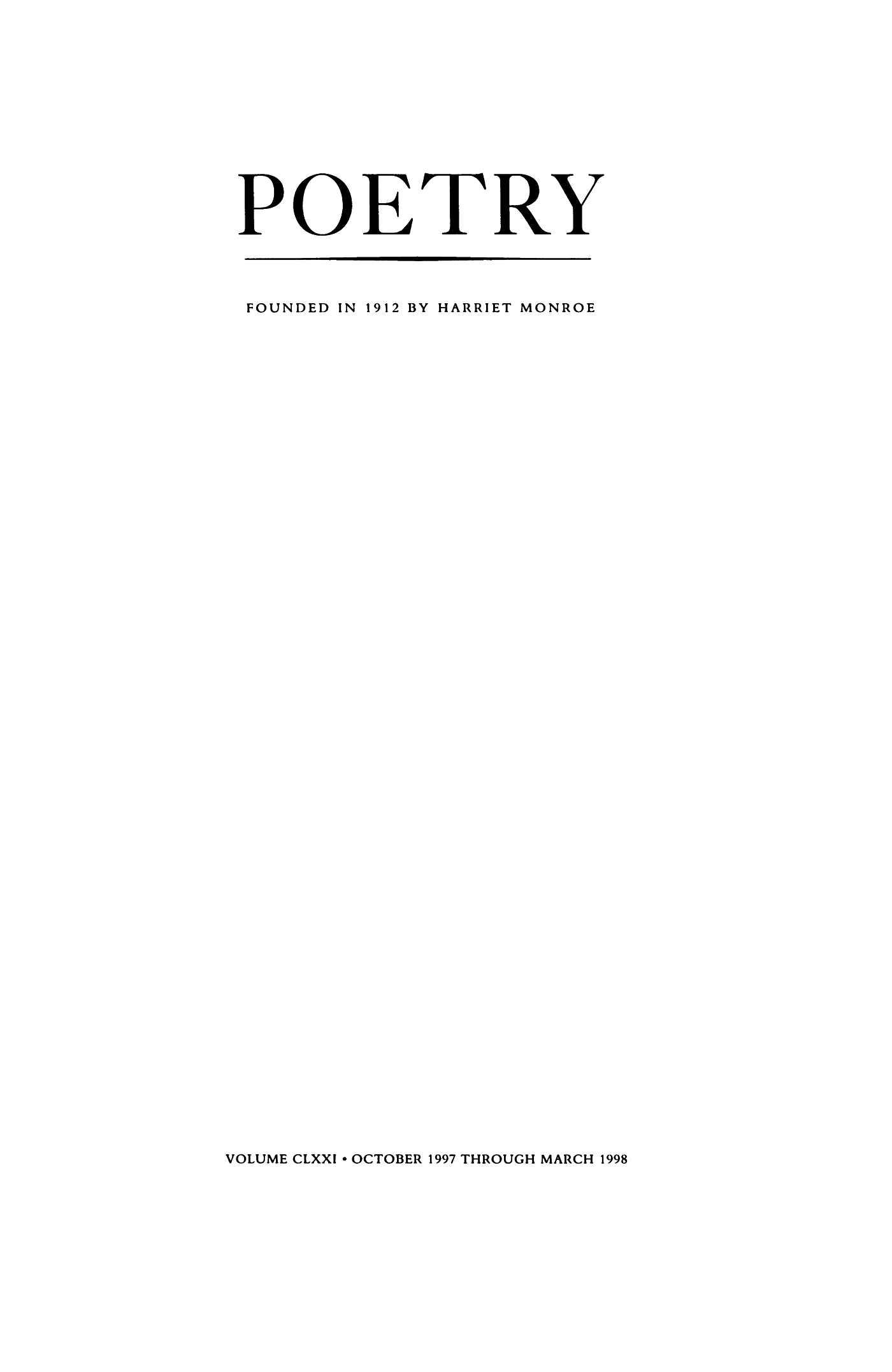 The Poetry Foundation