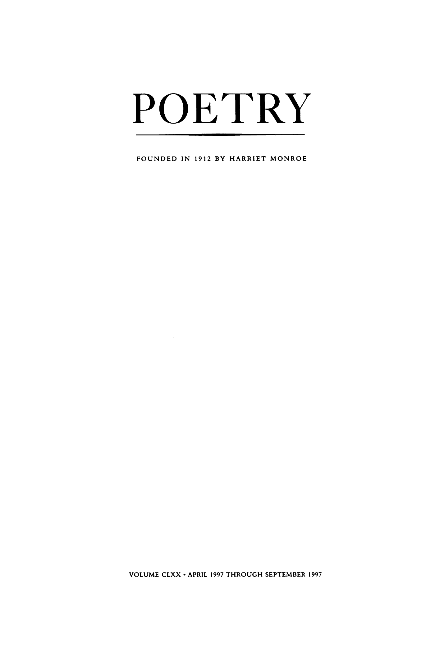 JSTOR Detail | Poetry Magazine